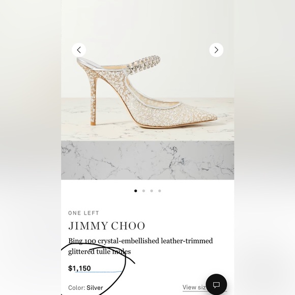 Jimmy Choo | Shoes | Jimmy Choo Silver Heels 4 12 | Poshmark